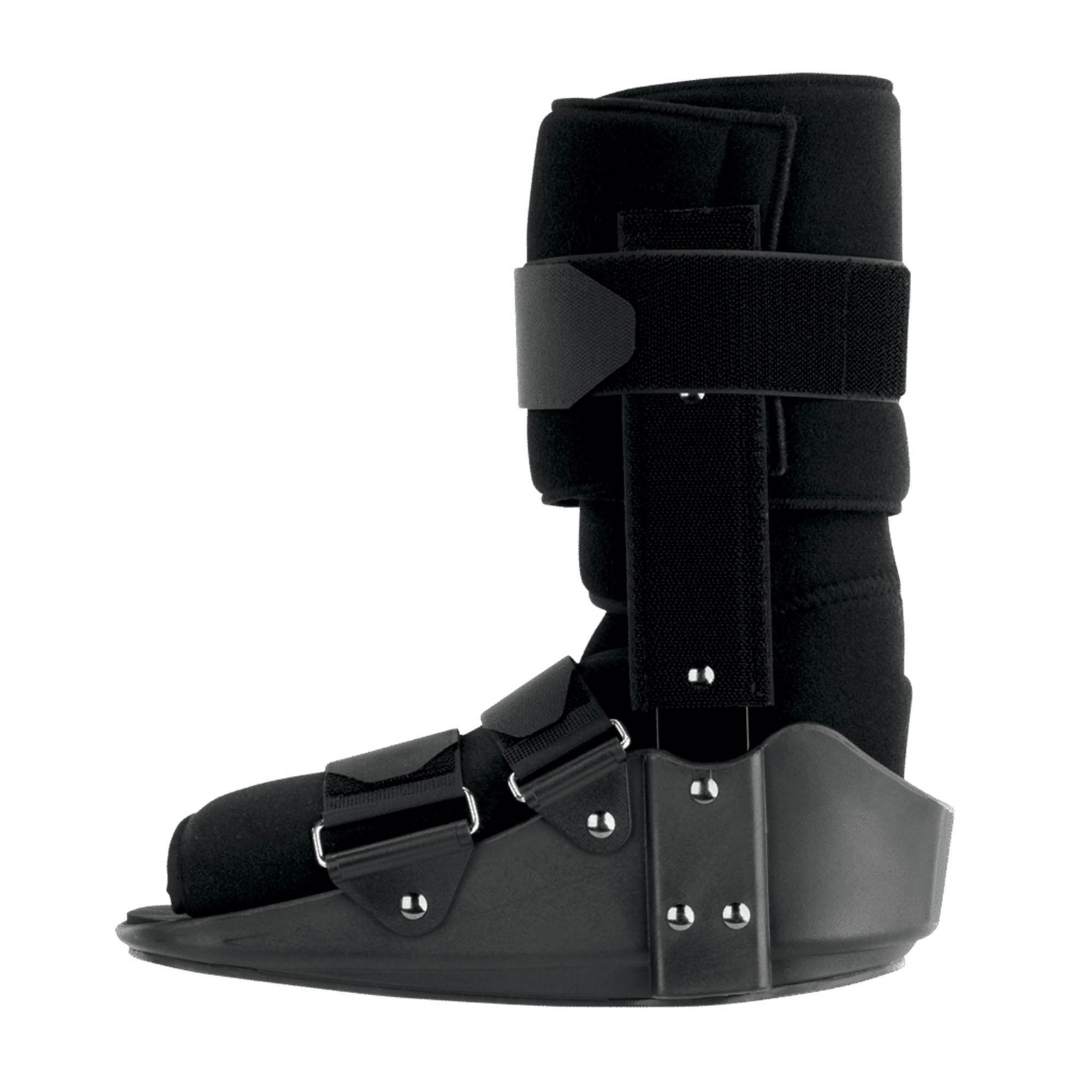 Breg Fixed Black Walker Boot Medium Hook and Loop Strap for Either Foot ...