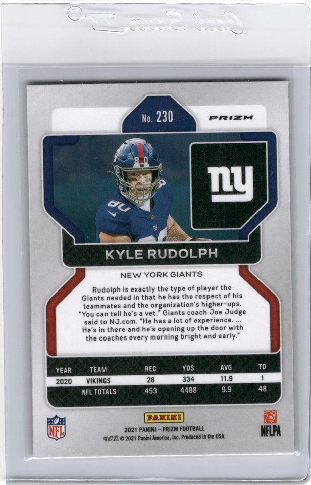 KYLE RANDOLPH 2021 PRIZM ORANGE ICE PRIZM GIANTS K3 | eBay