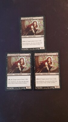 MTG Magic **ACOLYTE OF XATHRID (x3)** Magic 2010, English, Lightly ...