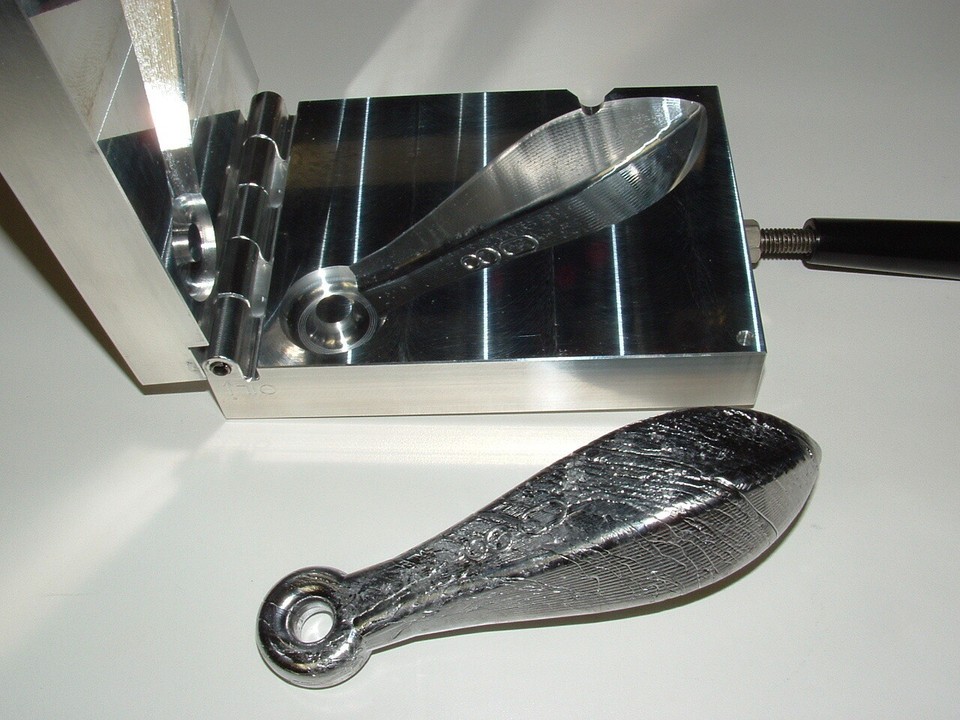 Bank Sinker 1 Cavity molds 16 to 96oz Choose Size 1lb - 6lb Deep Drop ...