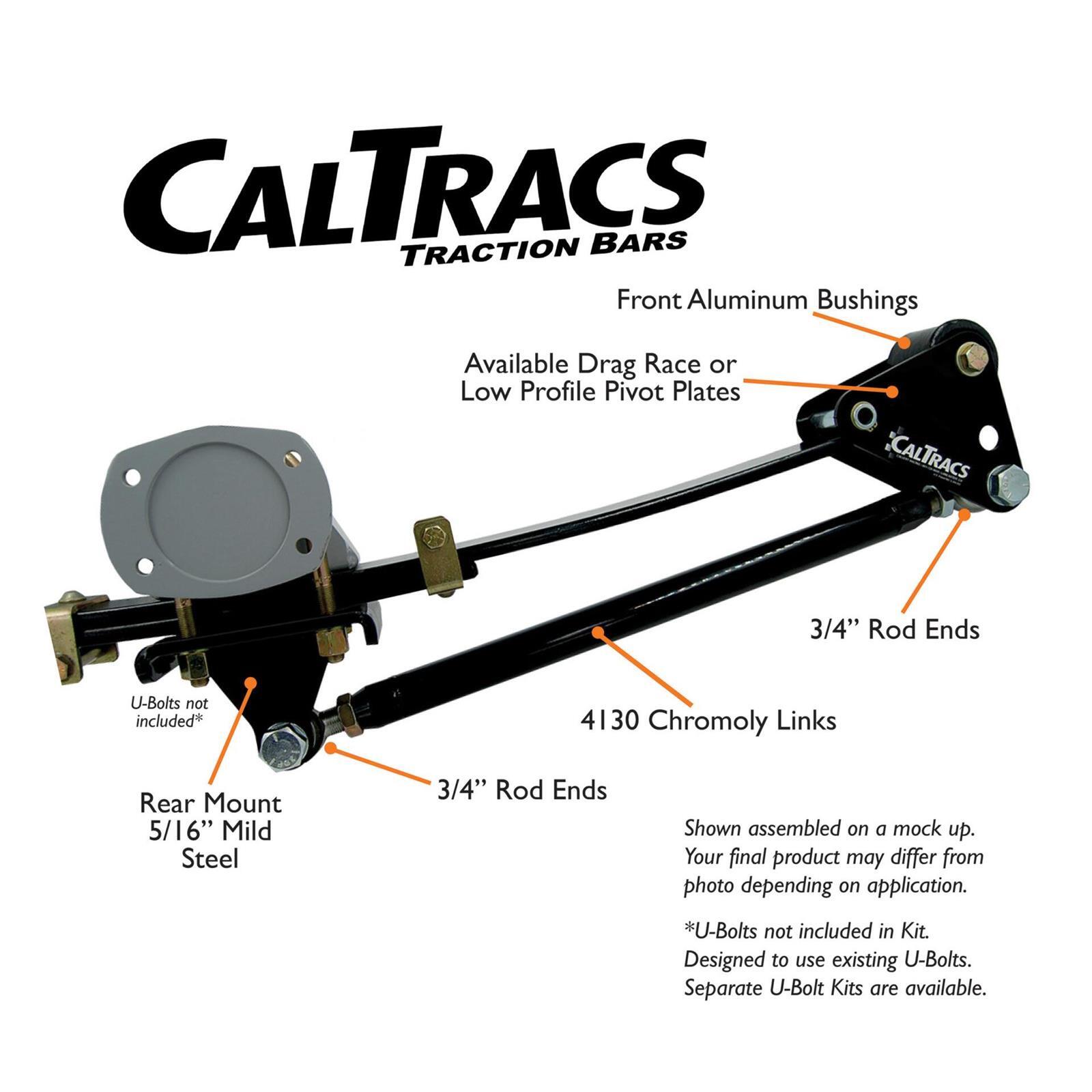Calvert Racing 3701 CalTracs 82-04 Fits Chevy S10/Blazer Traction Bars ...