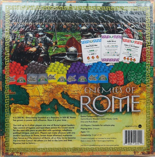 Enemies of Rome Worthington Board Game (New in Shrink Wrap) | eBay
