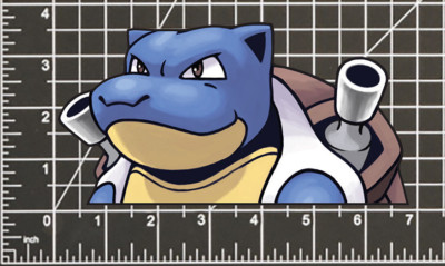 Blastoise POKEMON STICKER DECAL -Peeker Peeking- 4 Different Sizes | eBay