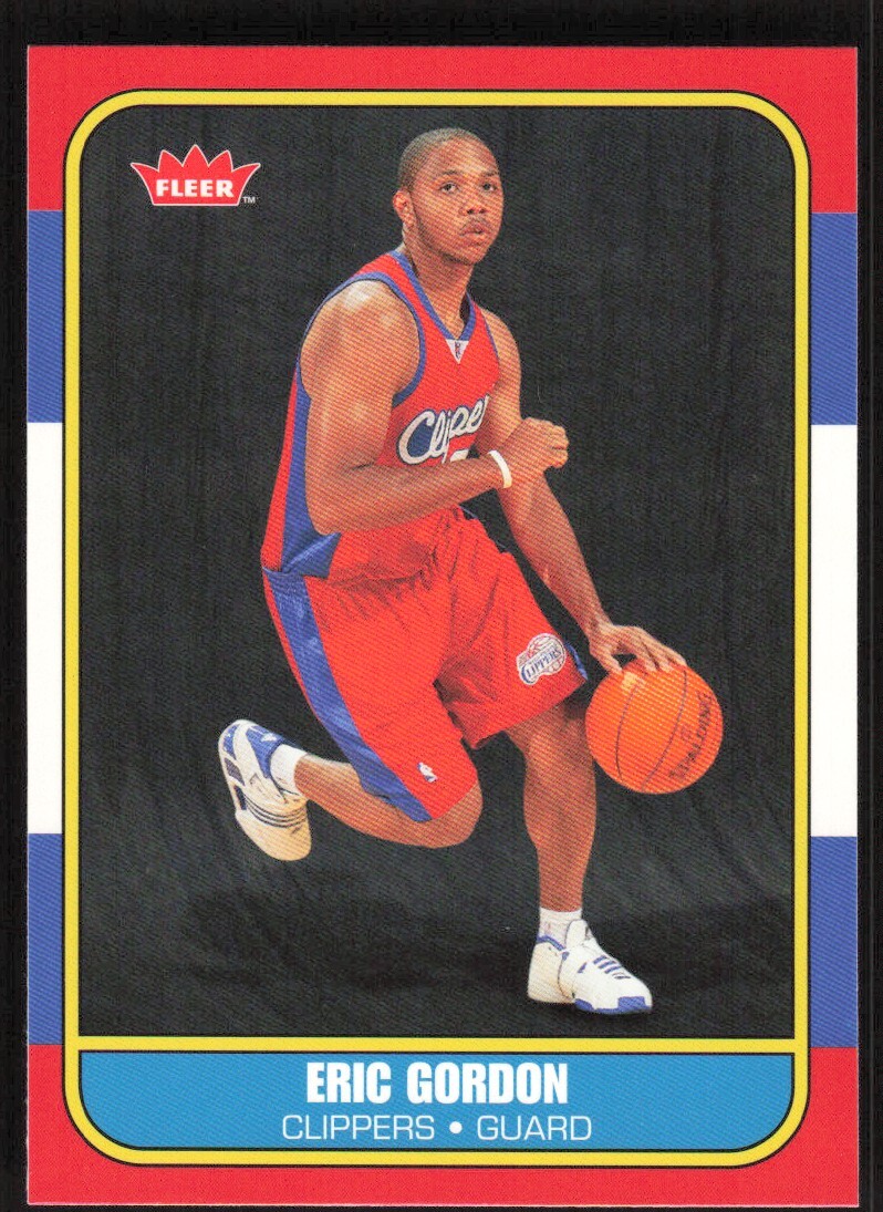 2009-10 Fleer 1986-87 Retro Rookies Eric Gordon RC #86R-168 Los Angeles ...