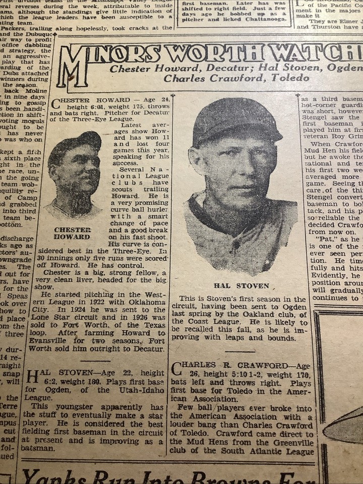 Rare 1928 BASEBALL WORLD NEWSPAPER ~ WONDERFUL BASEBALL NEWS ⚾️ | eBay