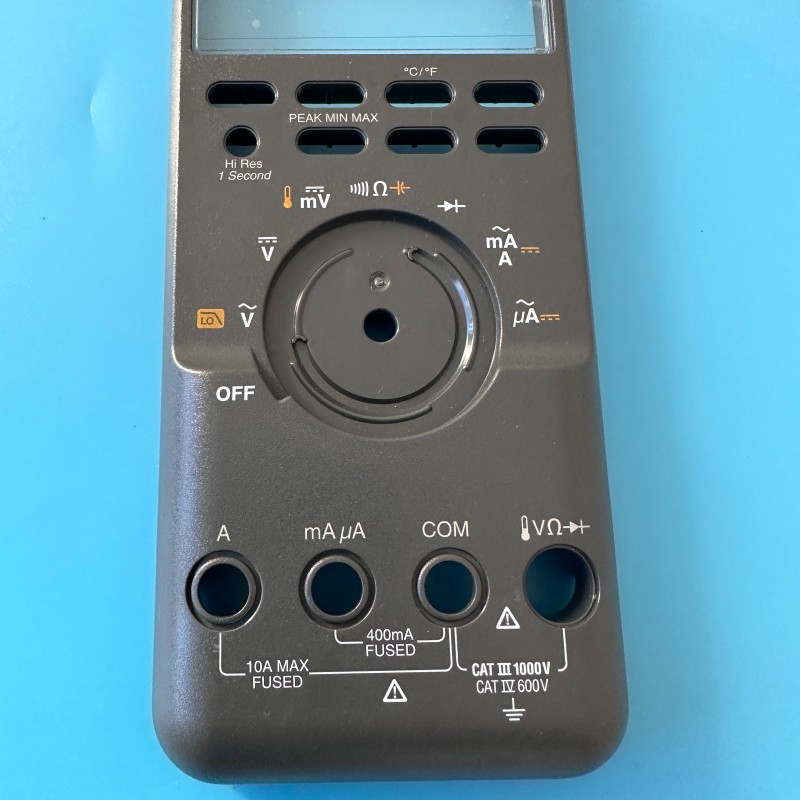 2PC Fluke 87V 87-V 87-5 Digital Industrial Multimeter Front Cover Shell ...