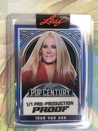 Joan Van Ark 2024 Leaf Pop Century 1/1 Pre Production Proof Blue | eBay