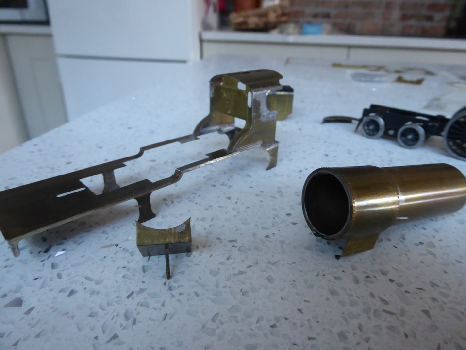 Alan Gibson MR/LMS 843/2P Class 4-4-0 OO Gauge: Part Built Kit to Good ...