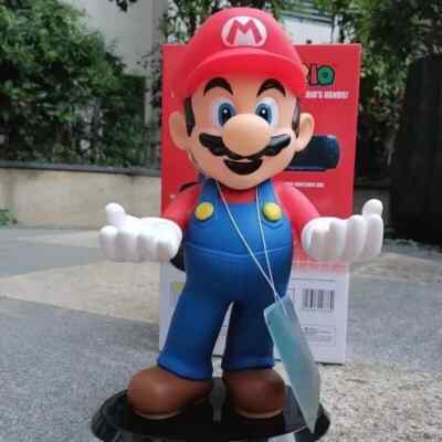 New Super Mario Jumbo 32cm PVC Figure Statue Phone Controller Holder | eBay