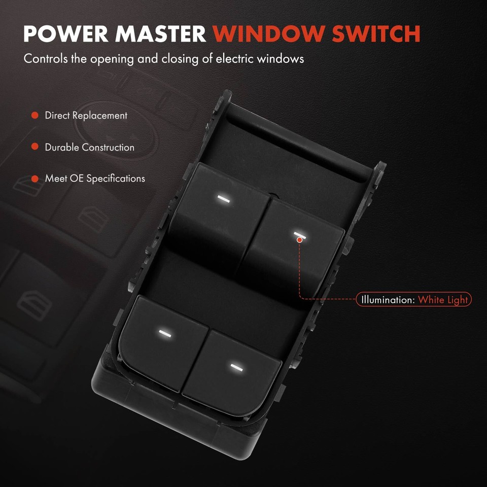 Power Window Switch for Tesla Model 3 2020-2024 Model Y 2020-2024 Front ...