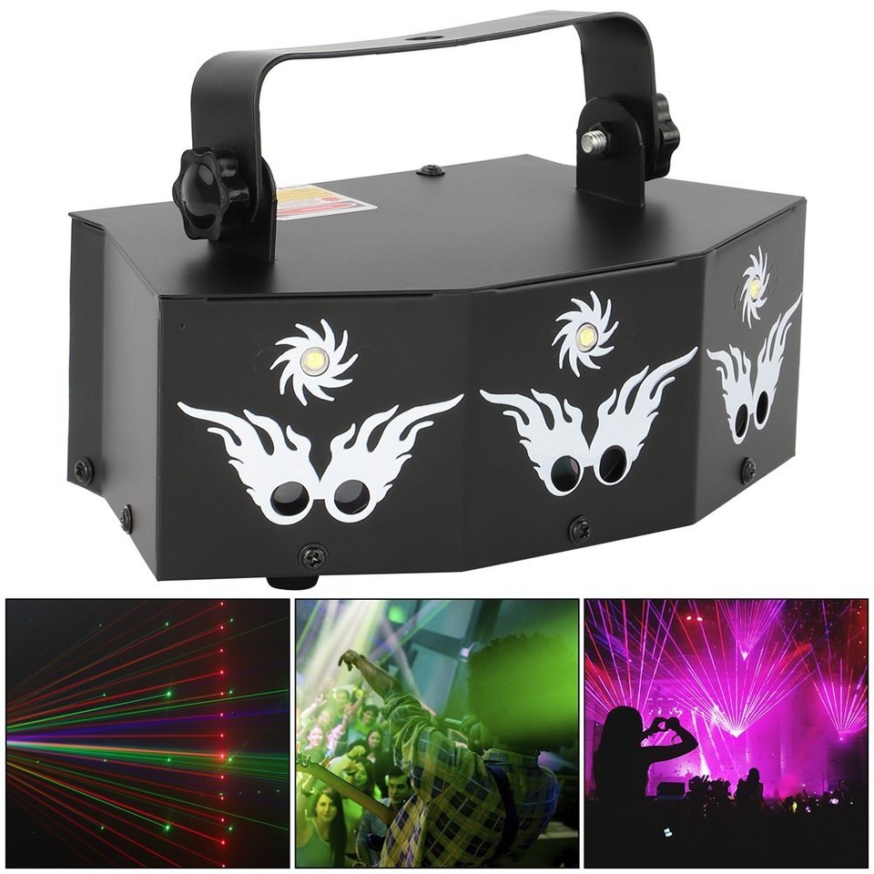 LED Laser Light 9-EYE DMX Scan Projector Strobe DJ Party Stage Lighting ...
