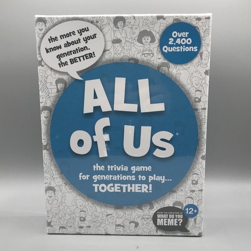 * WDYM * ALL OF US TRIVIA GAME ' FOR ALL GENERATIONS ' AGES 12+ - SF3-3 ...