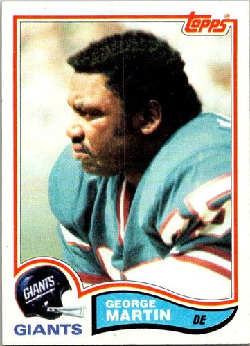 1982 Topps George Martin 427 New York Giants | eBay