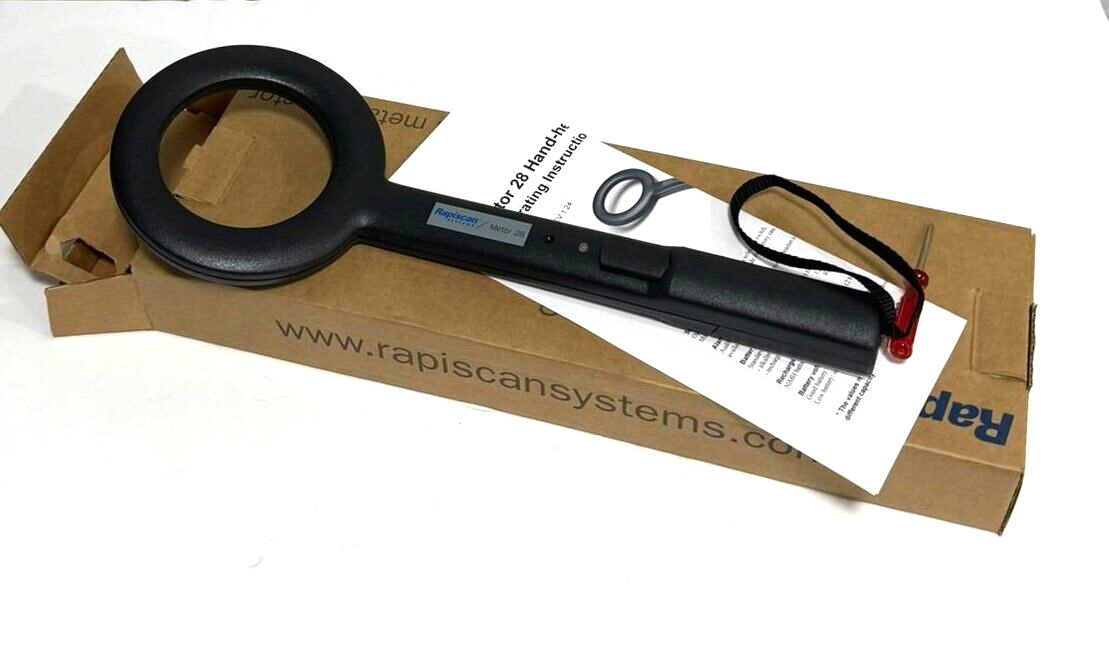 RAPISCAN SYSTEMS METOR 28 HANDHELD METAL DETECTOR | eBay