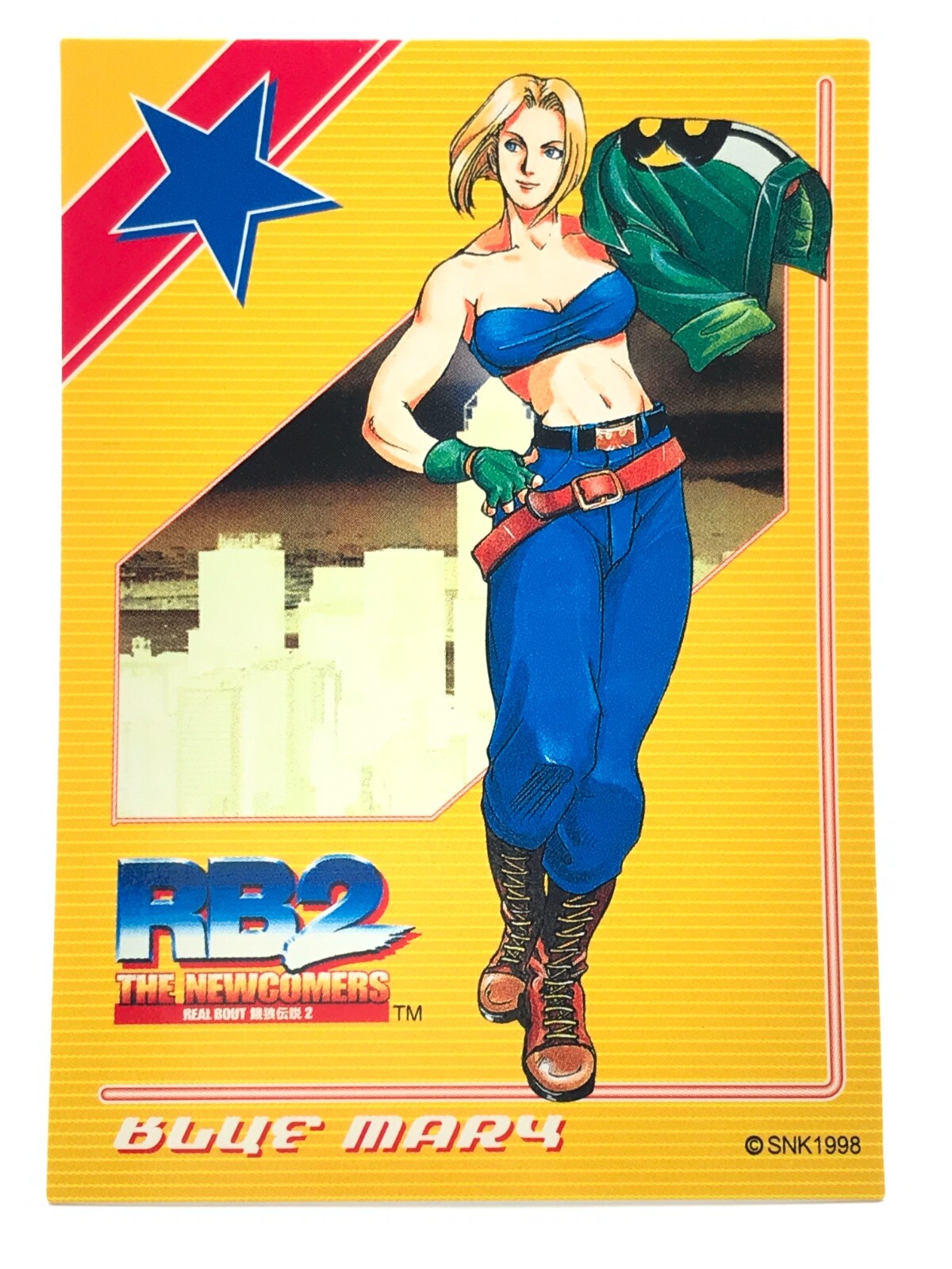 Blue Real Bout 2 SNK Trading Cards Round2 Gamest TCG JAPAN Rera 1998 No ...