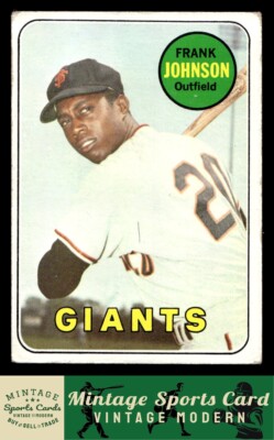 1969 Topps - Frank Johnson - Rookie RC #227 San Francisco Giants | eBay