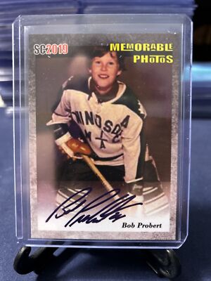 2018-19 SC2019 BOB PROBERT 4 Memorable Photos Facsimile Scripts - T03 ...