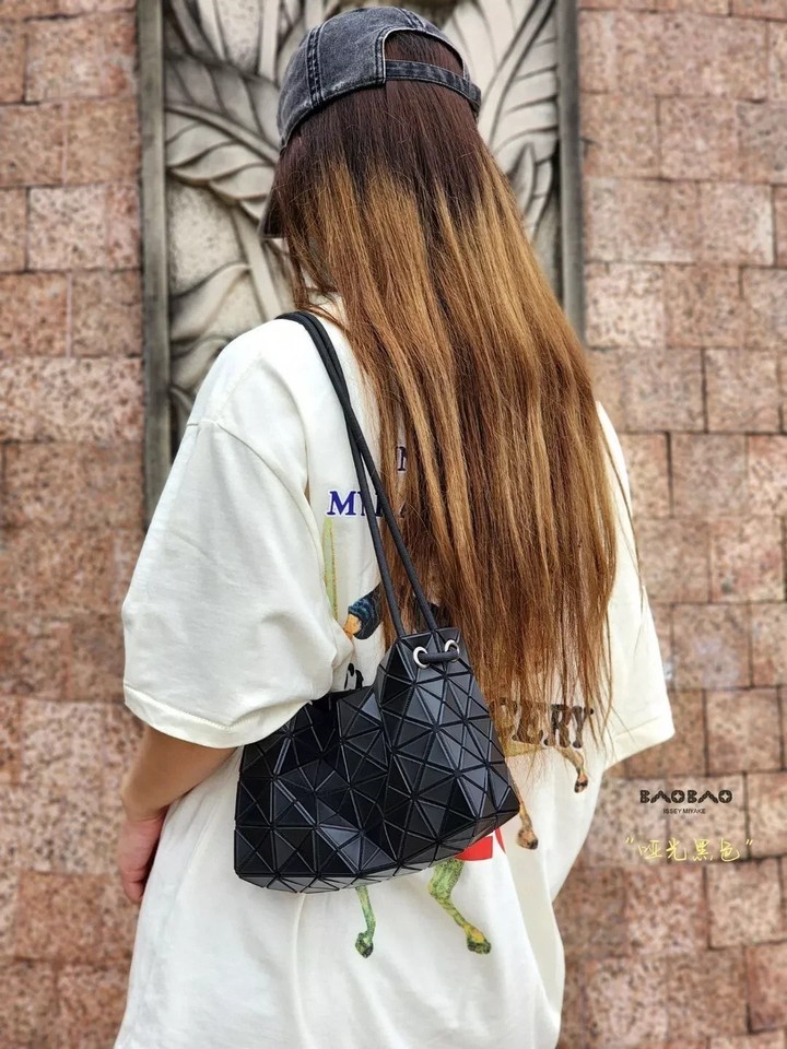 BAO BAO ISSEY MIYAKE Loop Shoulder Bag Handbag Bag Matte Black | eBay