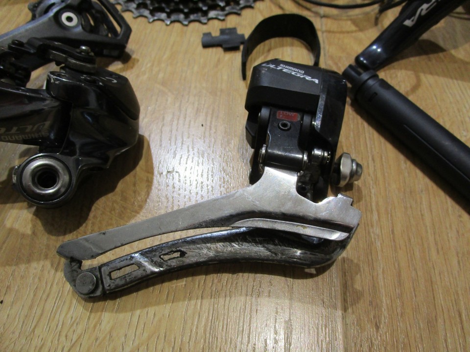 Shimano Ultegra DI2 11 Speed Road Race Bike Groupset shifters mechs ...