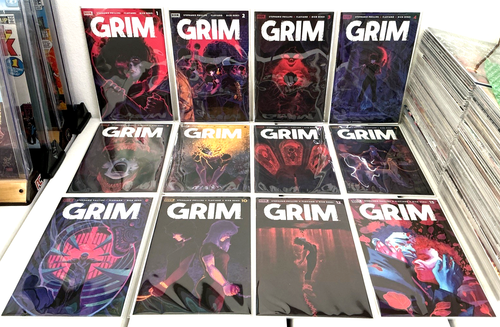 GRIM #1 (1ST PRINT CVR A), #2-#10, 12, 13 - BOOM! 12 COMIC LOT ...