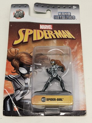 Nano Metalfigs Marvel Spider-Man Spider-Girl Die-Cast Metal Figure MV33 ...