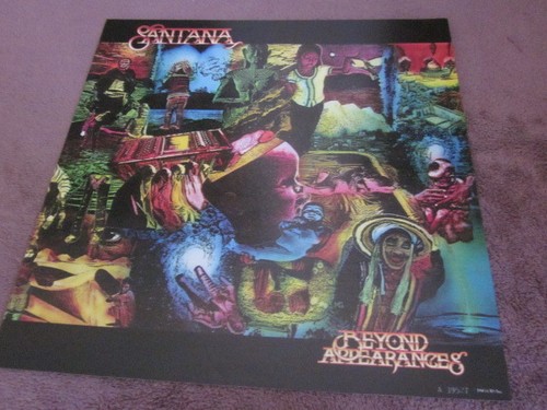 Santana 1985 Beyond Appearances 12x12 Promo Cover Flat Poster Thompson ...