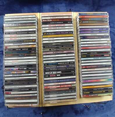 95 Random CD Lot - GoGos KD Lang, BeeGees, Martin Denny, Chopin, Van ...