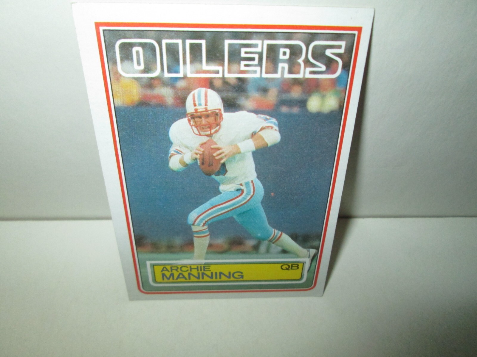 ARCHIE MANNING 1983 Topps Card #278 HOUSTON OILERS Saints HOF QB NM | eBay