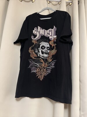 Vintage Y2k Ghost Rock Band Flame T Shirt | eBay