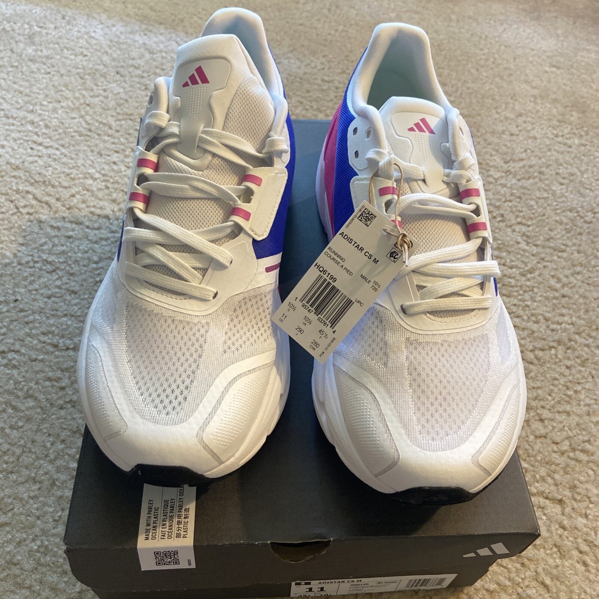Adidas Adistar CS M White Size 11 Men Running Shoe HQ6199 | eBay Adidas Adistar CS M White Size 11 Men Running Shoe HQ6199 | eBay