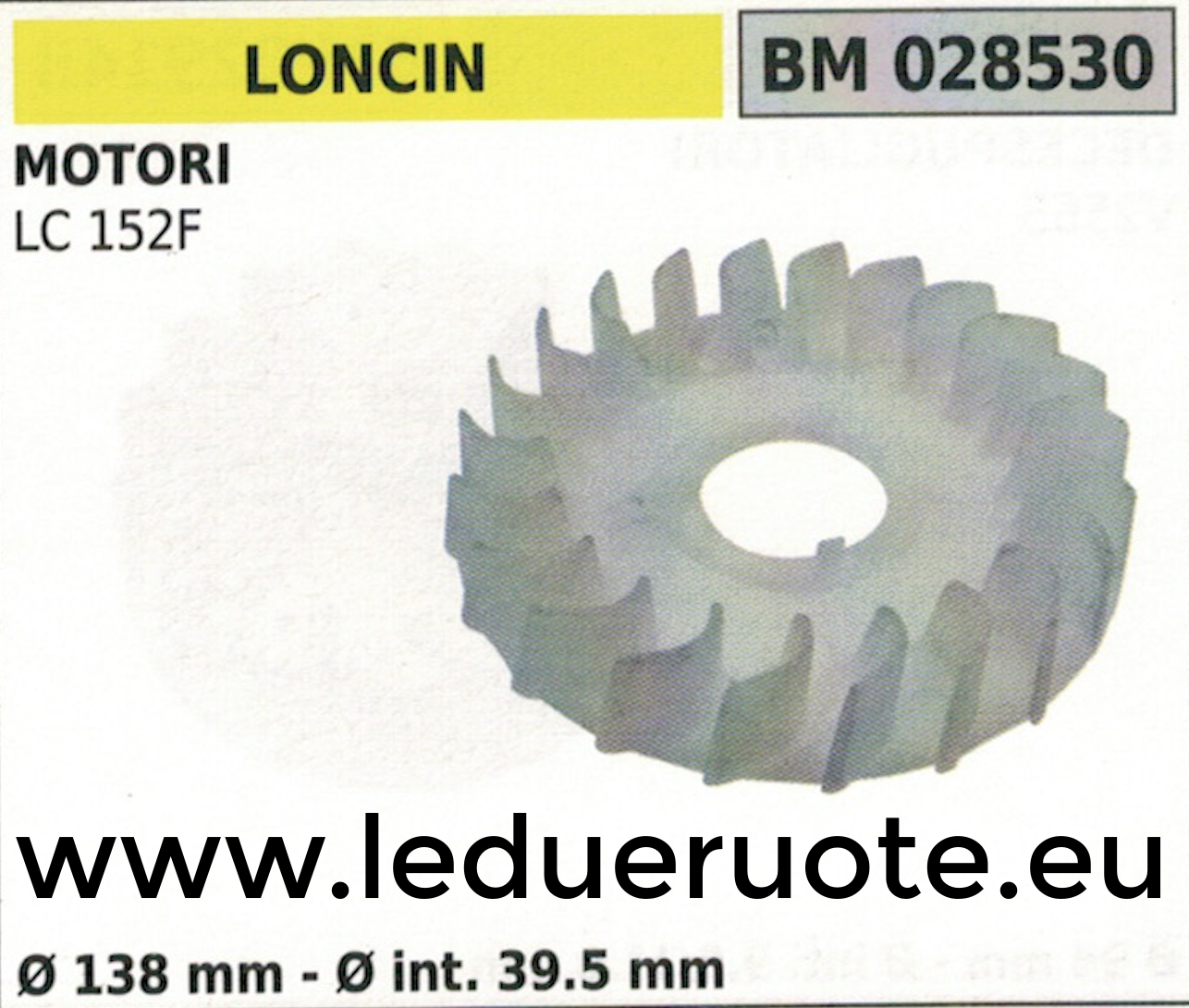Volant Magnétique Aimant Ventilateur Moteur Loncin LC 152F Ø138 Est Ø ...