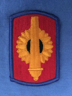 Vintage US Army 130th FIELD ARTILLERY BRIGADE Uniform Shoulder Patch US ...