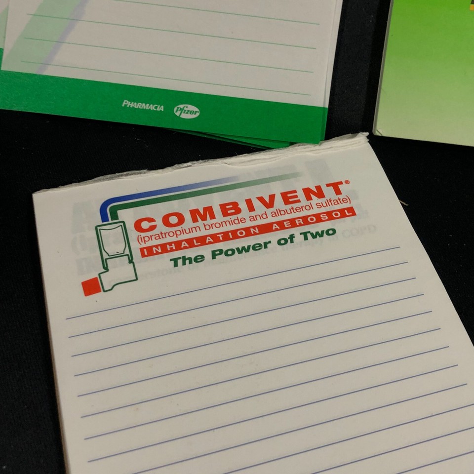 Medical Pharmaceutical Promo Item LOT Note Pads Viagra Celebrex + | eBay