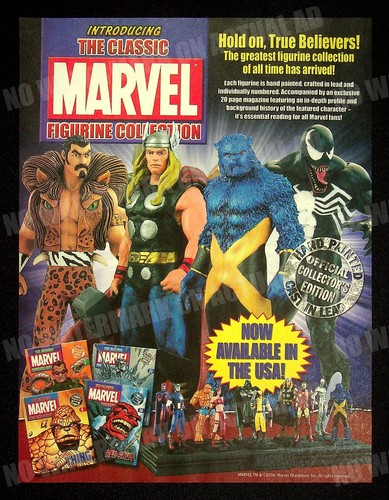 Classic Marvel Comics Figures 2006 + Se7en Print Magazine Ad Poster ...