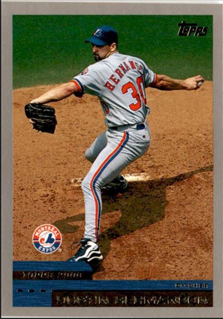 2000 Topps Baseball Card Dustin Hermanson Montreal Expos #323 | eBay
