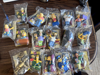 The Simpsons Movie Burger King Toys complete set, Lot of 16 | eBay