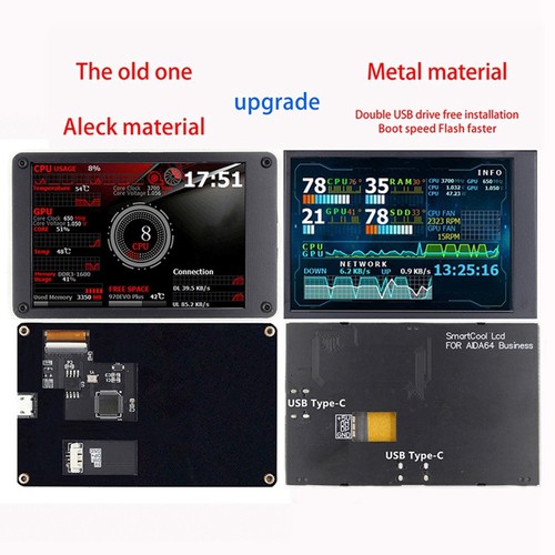 3.5 Inch IPS LCD Monitor Display Capacitive Screen for AIDA64 USB ...