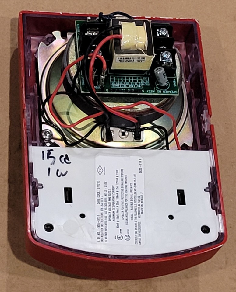Simplex 4906-9151 Fire Alarm Speaker Strobe Wall Red (SmartSync) | eBay