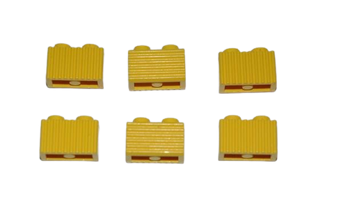 6 Lego® TRAIN Railroad YELLOW Component | eBay Australia