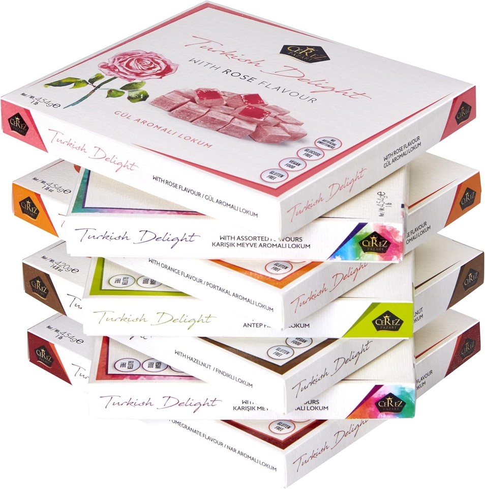 Cerez Pazari Turkish Delight Pistachio Candy Gourmet Premium Vegan ...