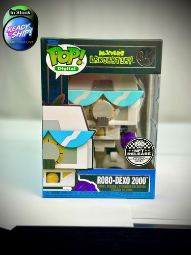 funko pop DEXTER'S LAB ROBO DEXO 2000 CARTOON NETWORK case fresh mint ...