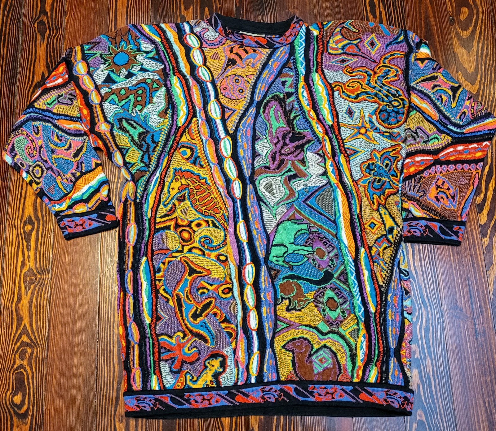 Coogi Australia Sweater Tag Size L, Possibly Fit XL S… - Gem