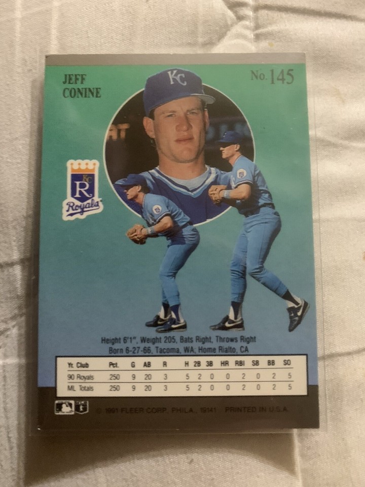 1991 Fleer Ultra - #145 Jeff Conine (RC) | eBay