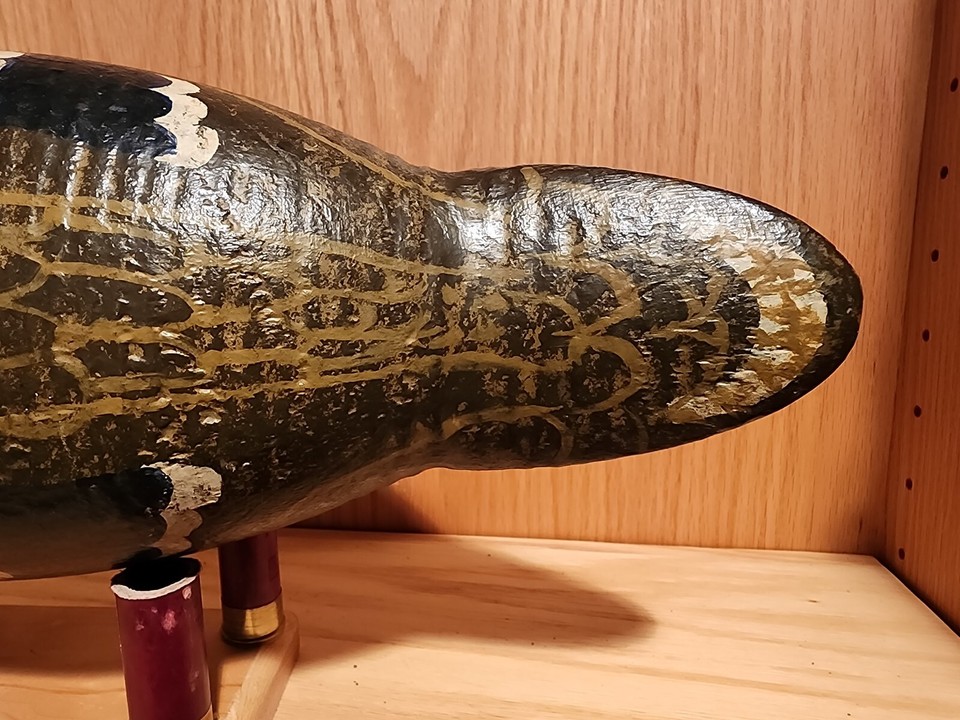 Original 1930s Benz Superior Hen Mallard Wood Duck Decoy Jefferson City ...