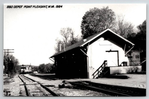 Point Pleasant WV RPPC B&O Depot West Virginia 1984 Real Photo Postcard E48 | eBay