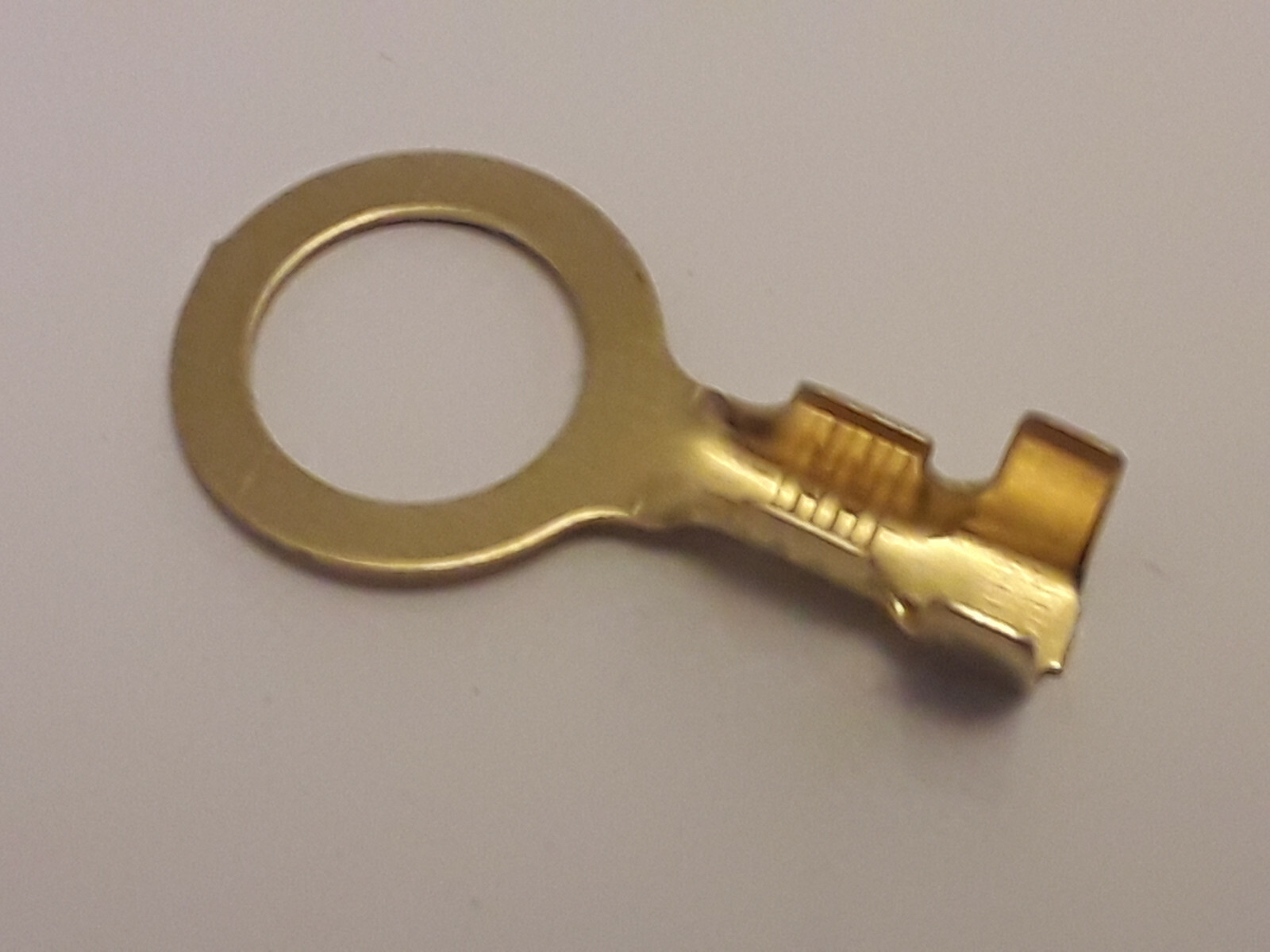 NON INSULATED BRASS RING EARTH CRIMP TERMINALS 2mm 3mm 4mm 5mm 6mm 8mm ...