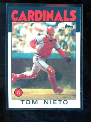 1986 TOPPS BLANK BACK PROOF TOM NIETO CARDS NRMINT A04428 | eBay