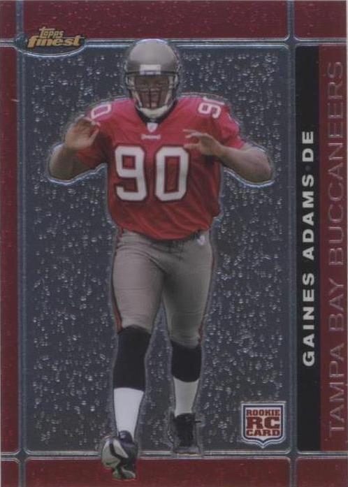 2007 Topps Finest - Rookie Gaines Adams #146 (RC) for sale online | eBay