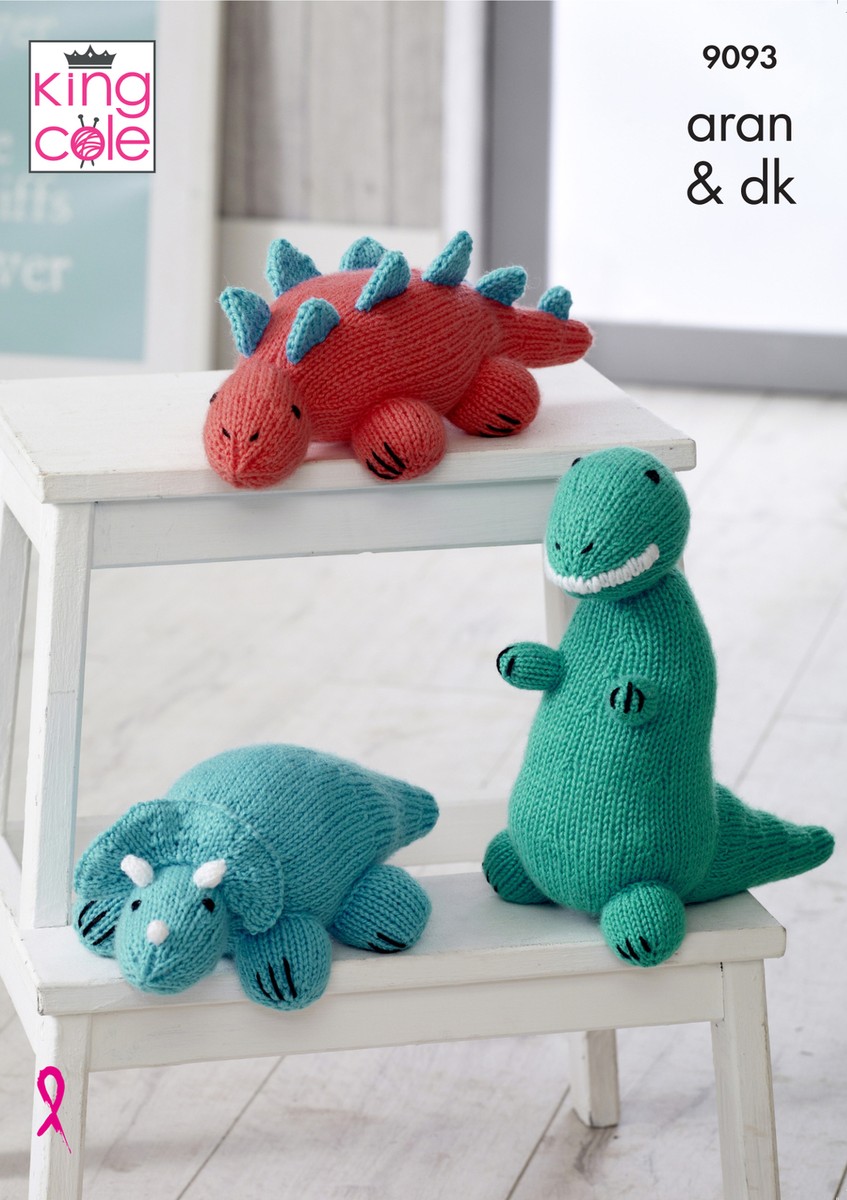 T Rex Knitting Pattern