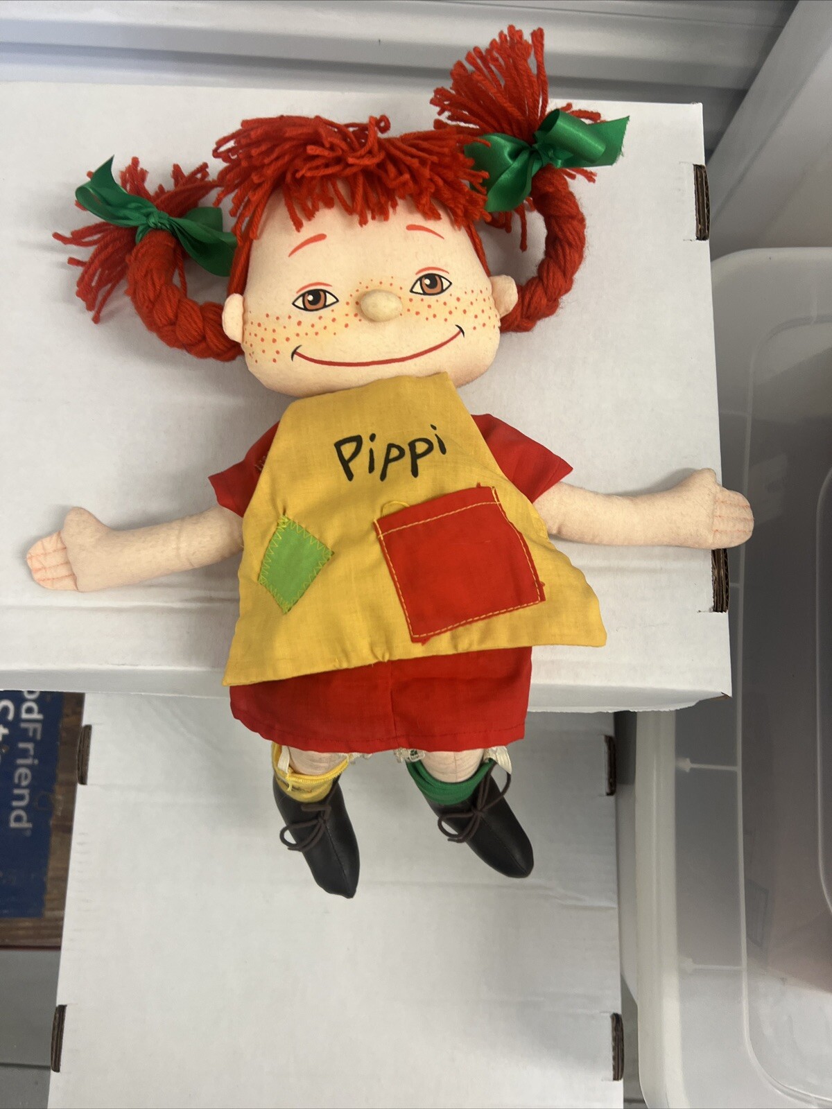 Vintage 1988 Pippi Longstocking Plush Doll Applause Plush | eBay